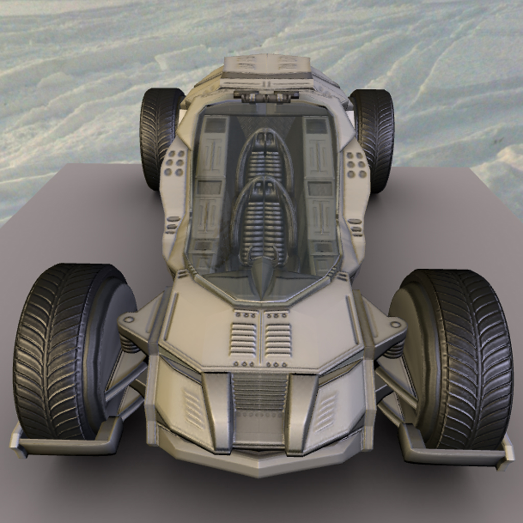 My Futuristic and Game-Ready Car (Download) | 3DHaupt