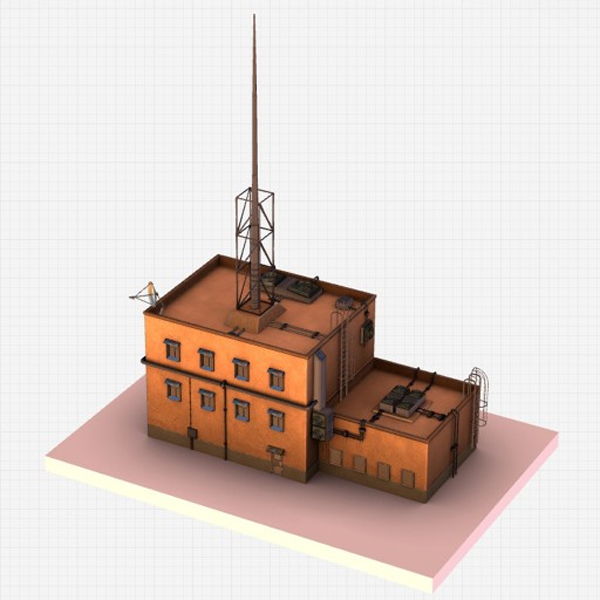 Futuristic ghetto building | 3DHaupt