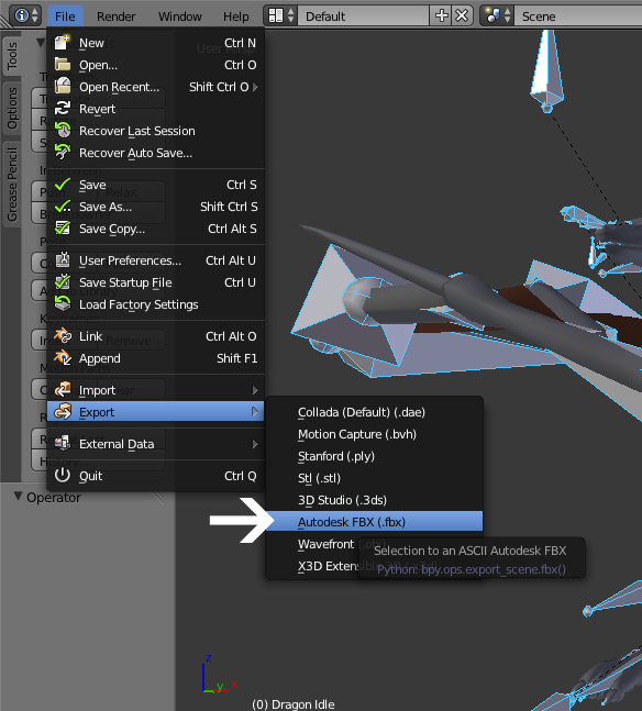 How to Export a fbx-file in Blender with reduced keyframes | 3DHaupt