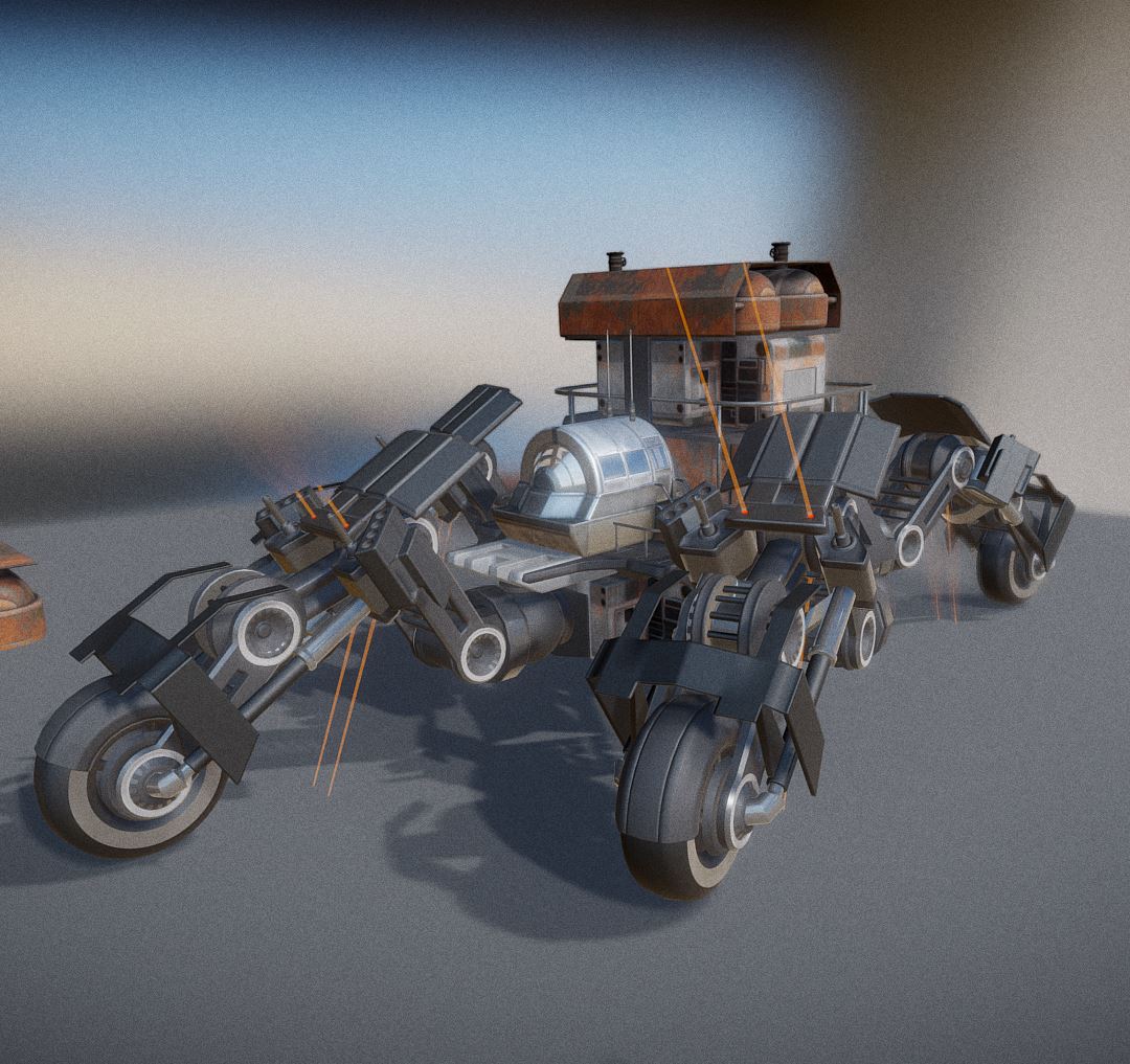 The Five Wheeler Vehicle Image 1 | 3DHaupt