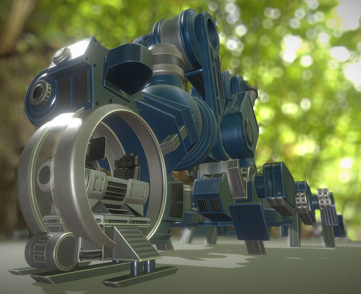 The Walking Mech Neck | 3DHaupt