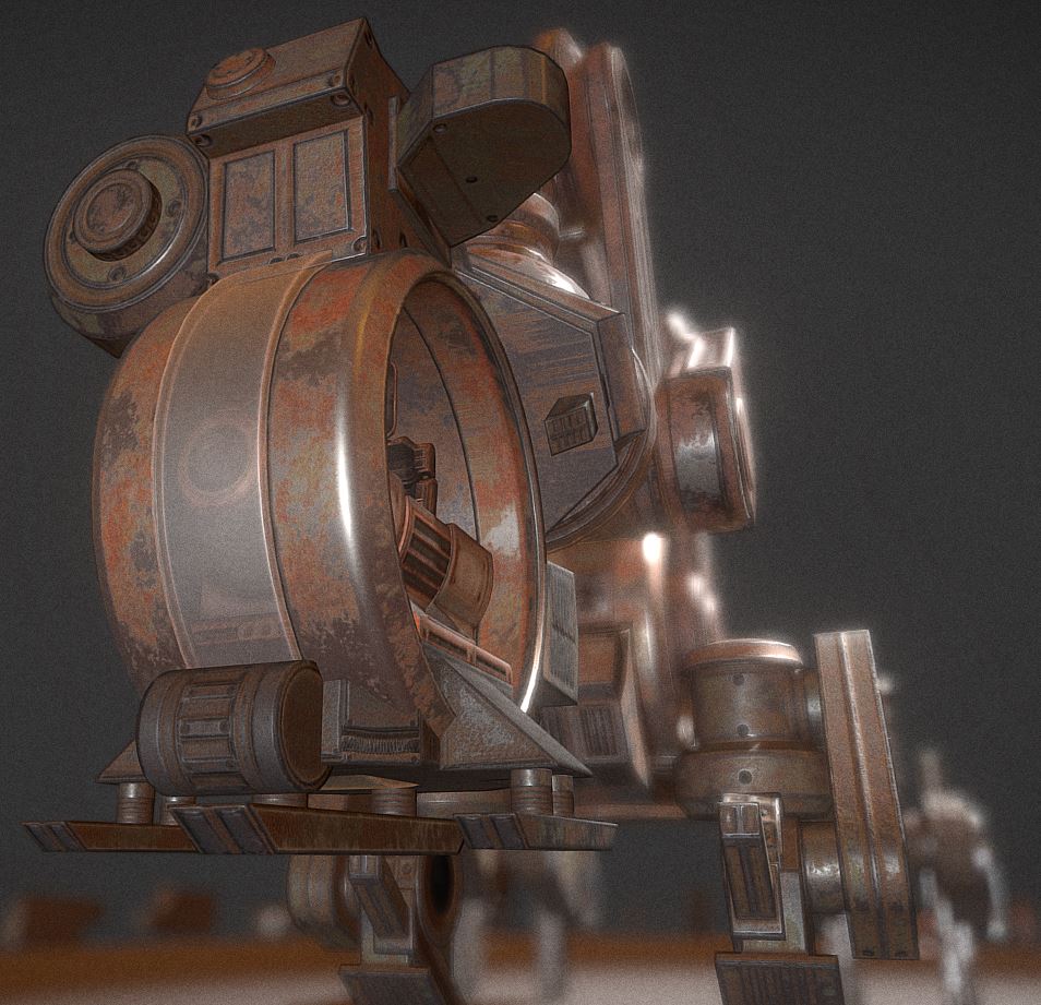 Mech Neck Walker – Blender Game Engine | 3DHaupt