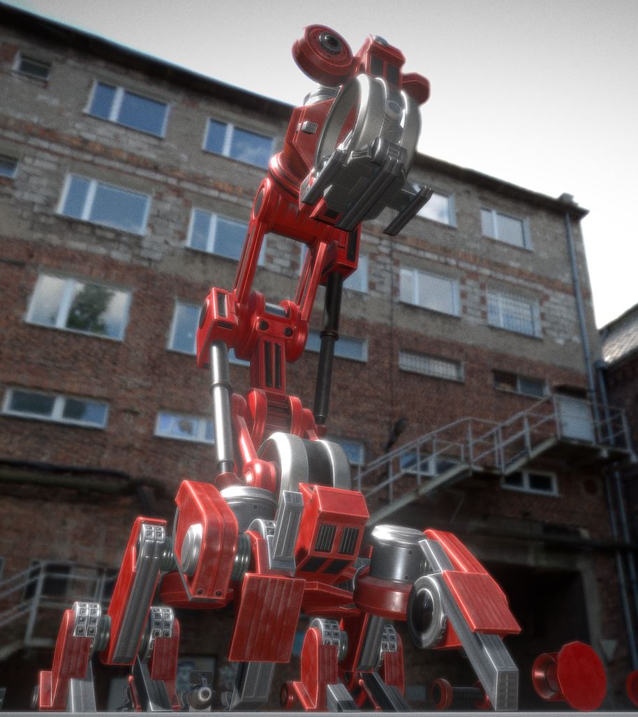 The Walking Mech Neck | 3DHaupt