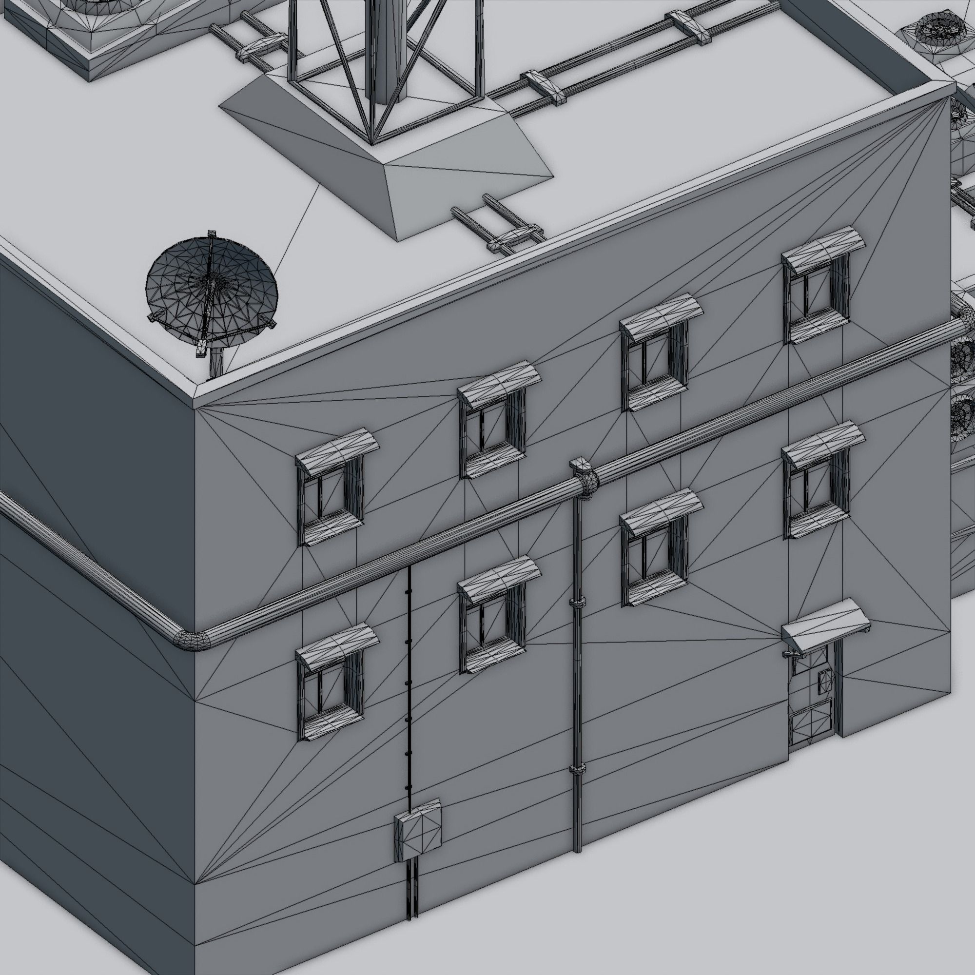 Futuristic Ghetto Building (Download) | 3DHaupt