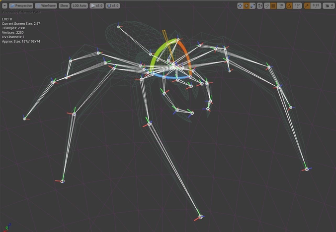 Animated Low-Poly Spider Game-Ready (Download) | 3DHaupt