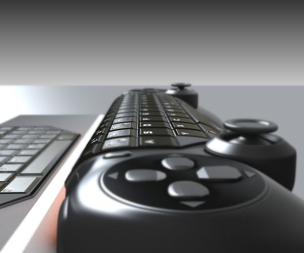 Gamepad Keyboard Hybrid (Download) | 3DHaupt